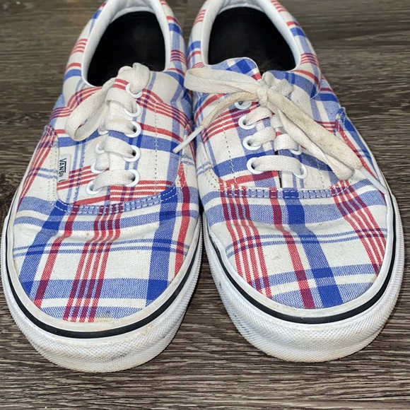 Vans | Shoes | Vans Low Profile Canvas Plaid | Poshmark